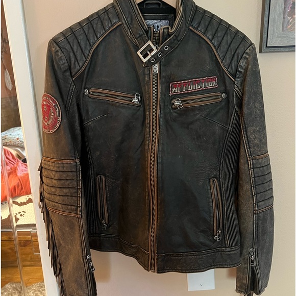 Affliction | Jackets & Coats | Affliction Fast Times Leather Jacket ...